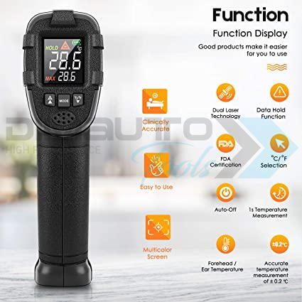 TERMÓMETRO INFRAROJO AUTOMOTRIZ - Dimauto Tools
